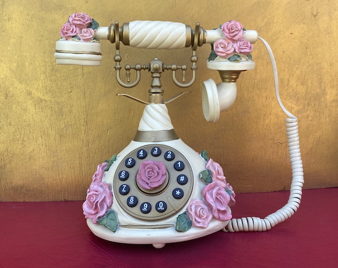 Pink Landline Telephone,european Style Landline Telephone,old Fashion ...