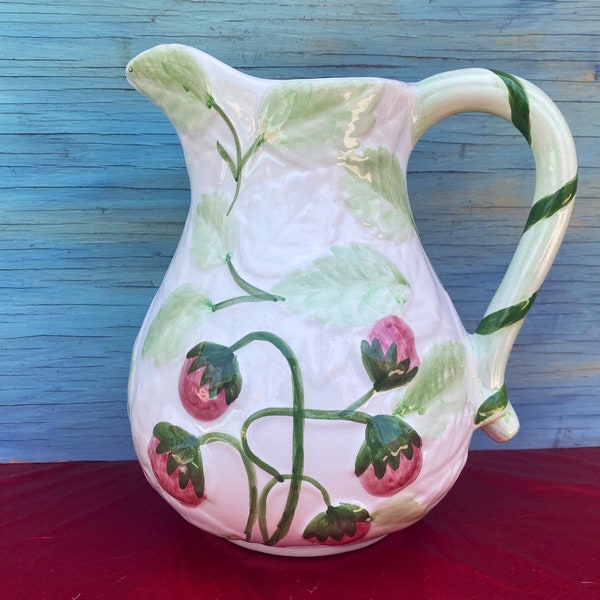 Strawberry Pitcher - Etsy