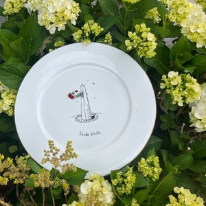 Vintage Merry Masterpiece Dinner Plates,santa Klutz,taxi!,honest Kid,i ...