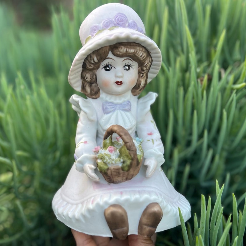 Porcelain Girl Figurines - Etsy