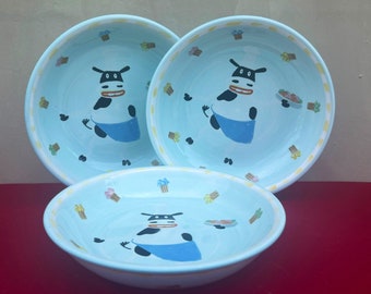 Cow Dinnerware Set - Etsy