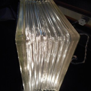 Chicago Cubs Baseball Reclaimed Glass Block Light/nightlight | Etsy