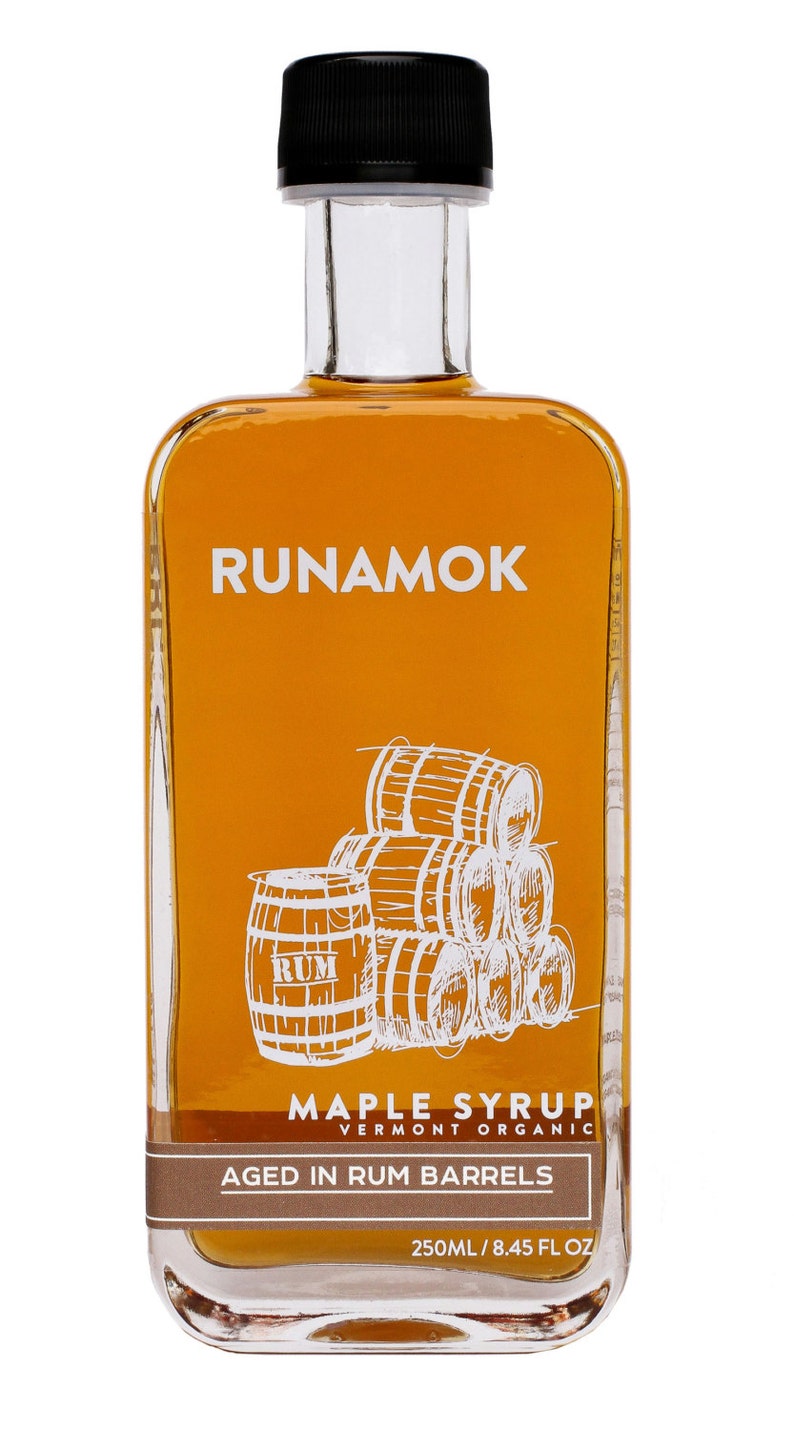 Runamok Maple Rum Barrel-aged Maple Syrup Vermont Organic - Etsy
