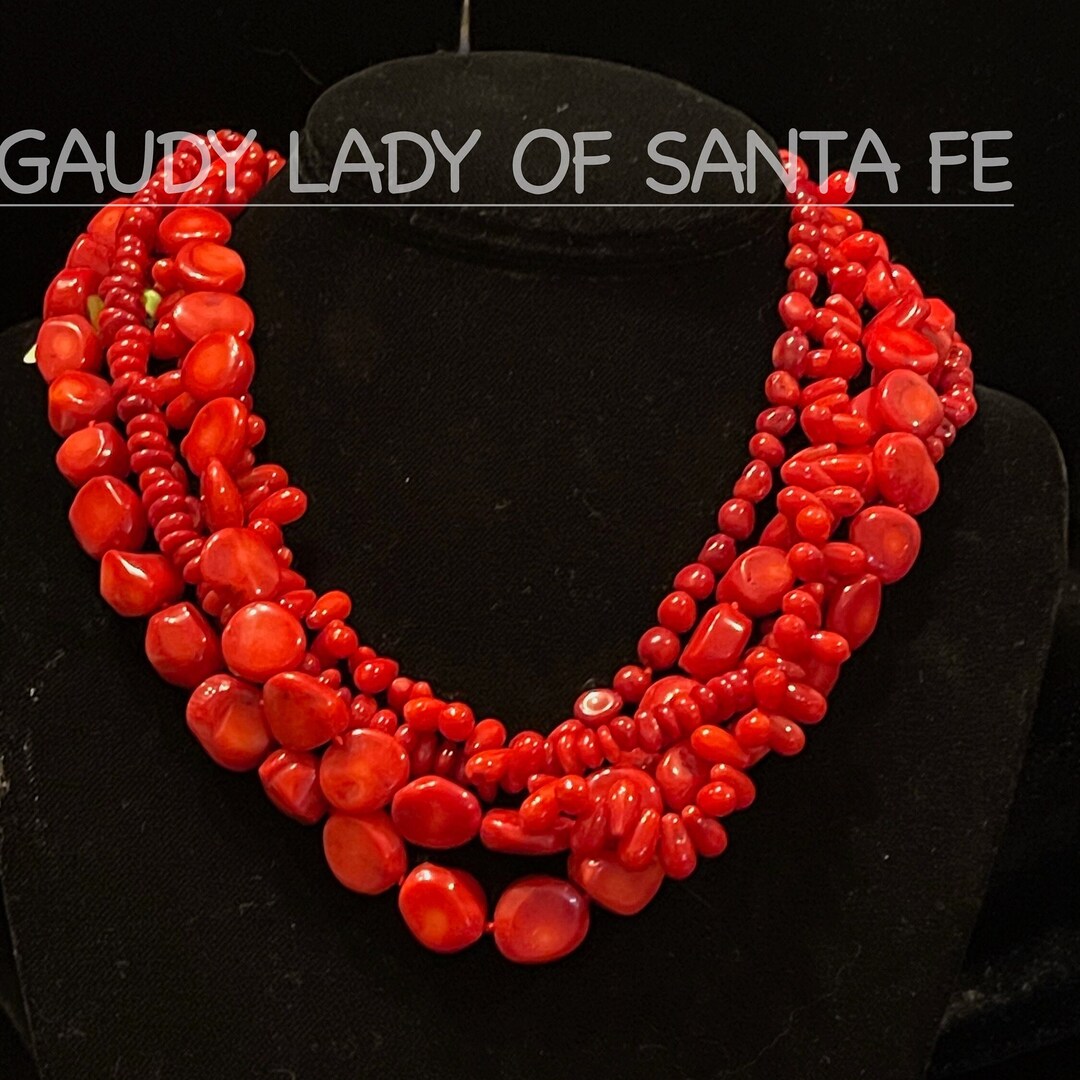 Coral Multi Strand Multi Shapes - Etsy