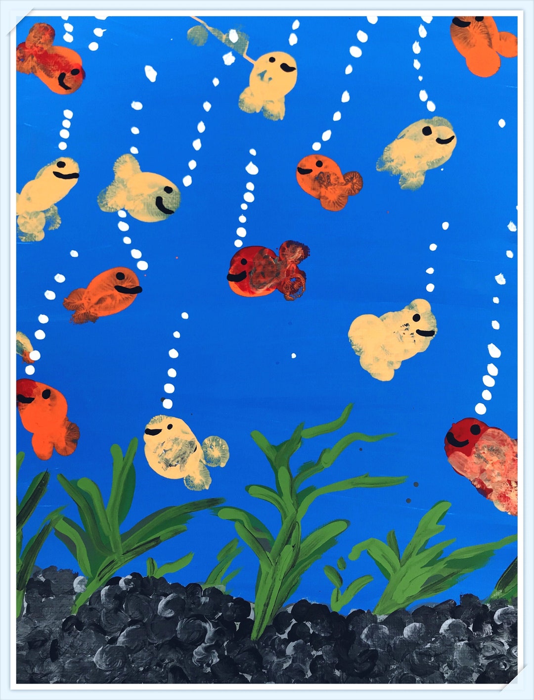 PRINT Fish Tank Fun - Etsy