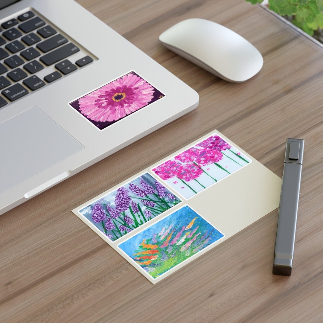 Floral Abstract Fun Sticker Sheets - Etsy