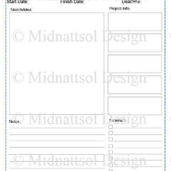 Macrame Project Planner - Etsy