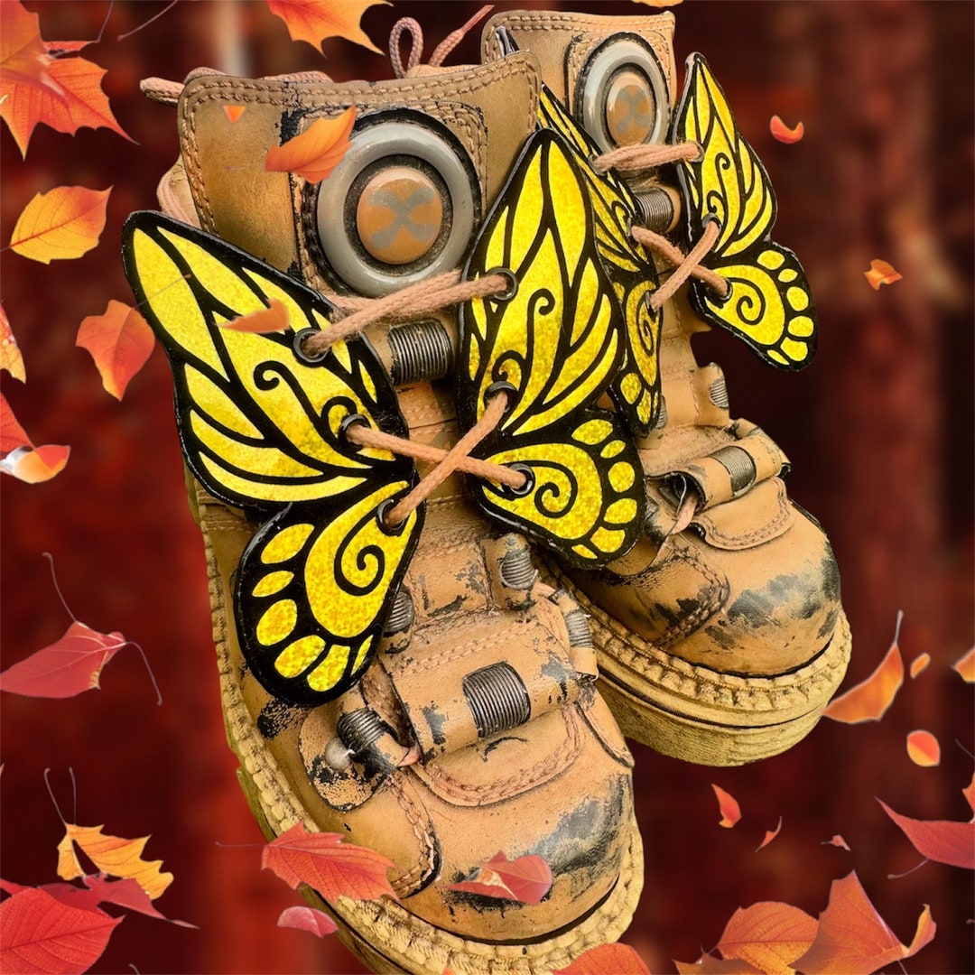 Autumn Fairy Shoe Wings Gothic Forest Boot Butterflies for Festivals ...