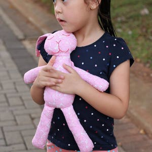 Bunny Softie PDF Sewing Pattern - George Cuddle Bunny - Rabbit Soft Toy ...