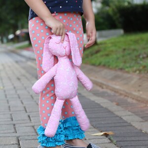 Bunny Softie PDF Sewing Pattern - George Cuddle Bunny - Rabbit Soft Toy ...