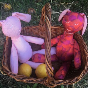 Bunny Softie PDF Sewing Pattern - George Cuddle Bunny - Rabbit Soft Toy ...