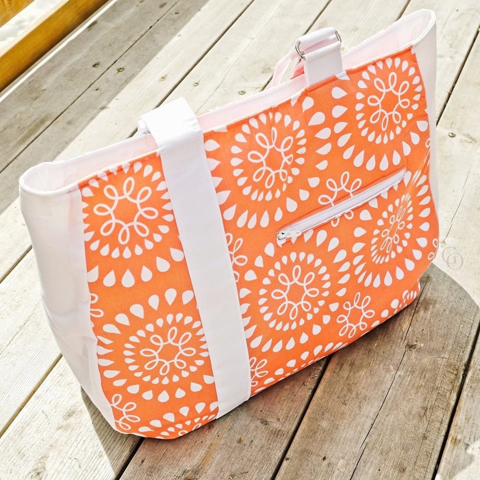 Handbag PDF Sewing Pattern - Mumu Mod Tote - Large Market Tote or ...