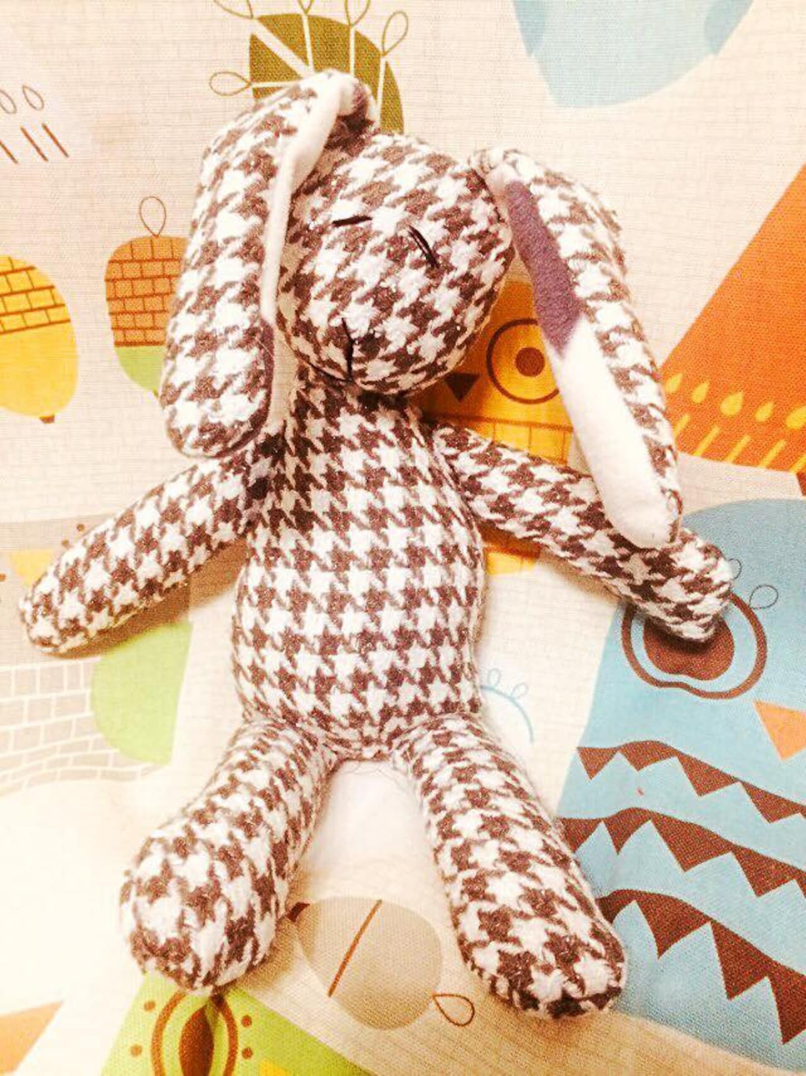 Bunny Softie PDF Sewing Pattern George Cuddle Bunny Rabbit | Etsy