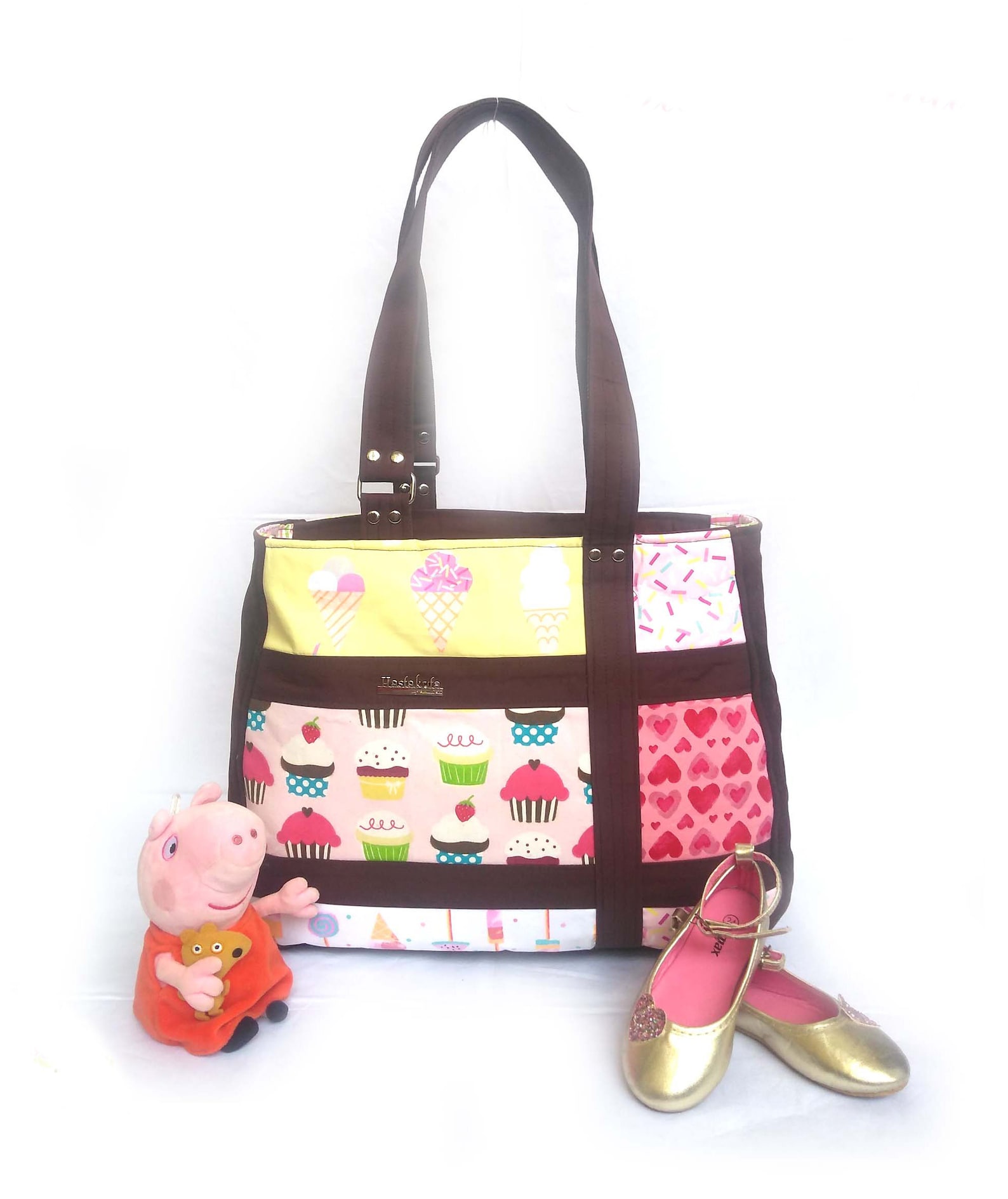 Handbag PDF Sewing Pattern - Mumu Mod Tote - Large Market Tote or ...