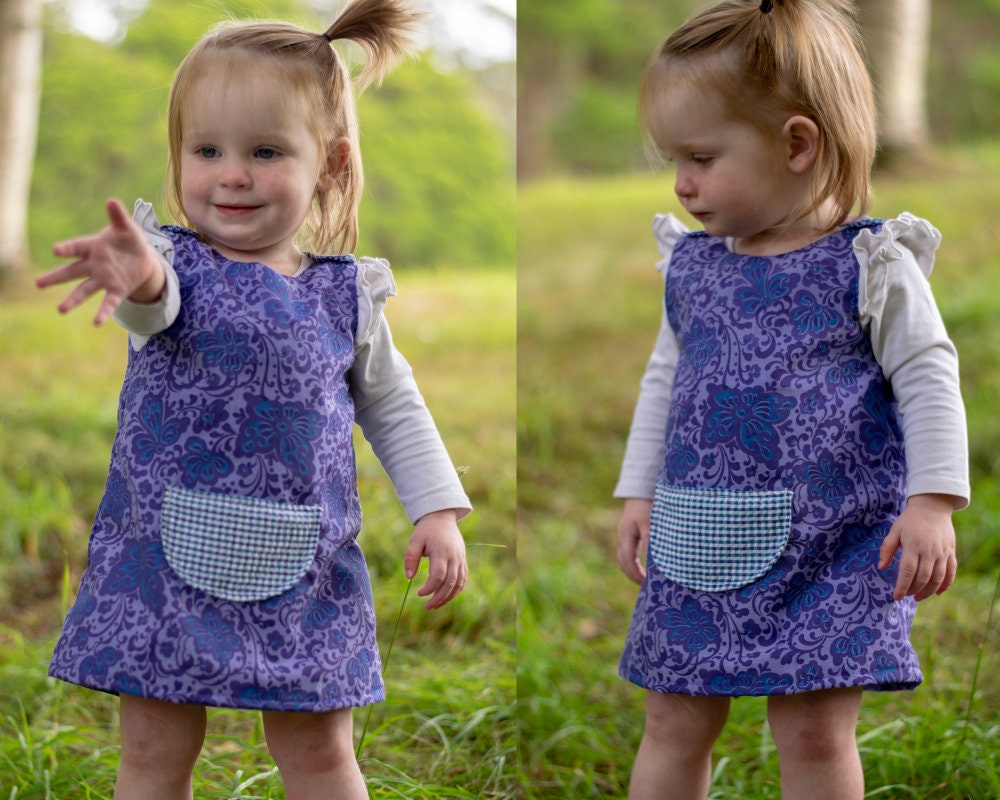 Baby/infant/girls A-line Dress PDF Sewing Pattern Size 0-3 Months to 3T ...