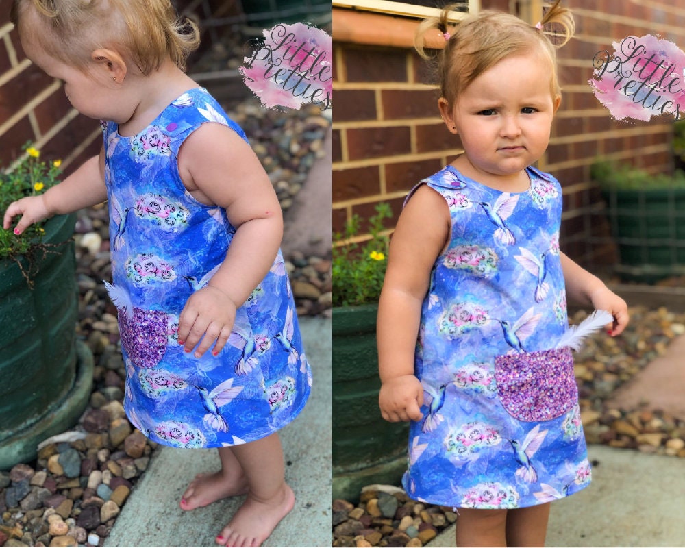 Baby/infant/girls A-line Dress PDF Sewing Pattern Size 0-3 Months to 3T ...