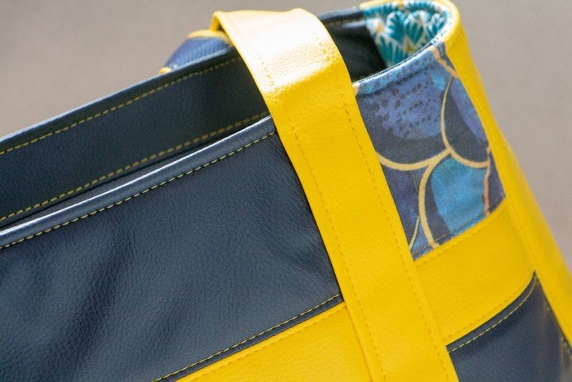 Handbag PDF Sewing Pattern - Mumu Mod Tote - Large Market Tote or ...