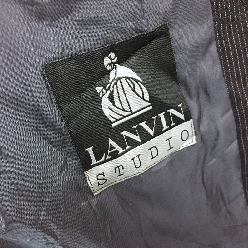 Rare Vintage Lanvin Studio Coat Blazer Jacket Double Pocket - Etsy