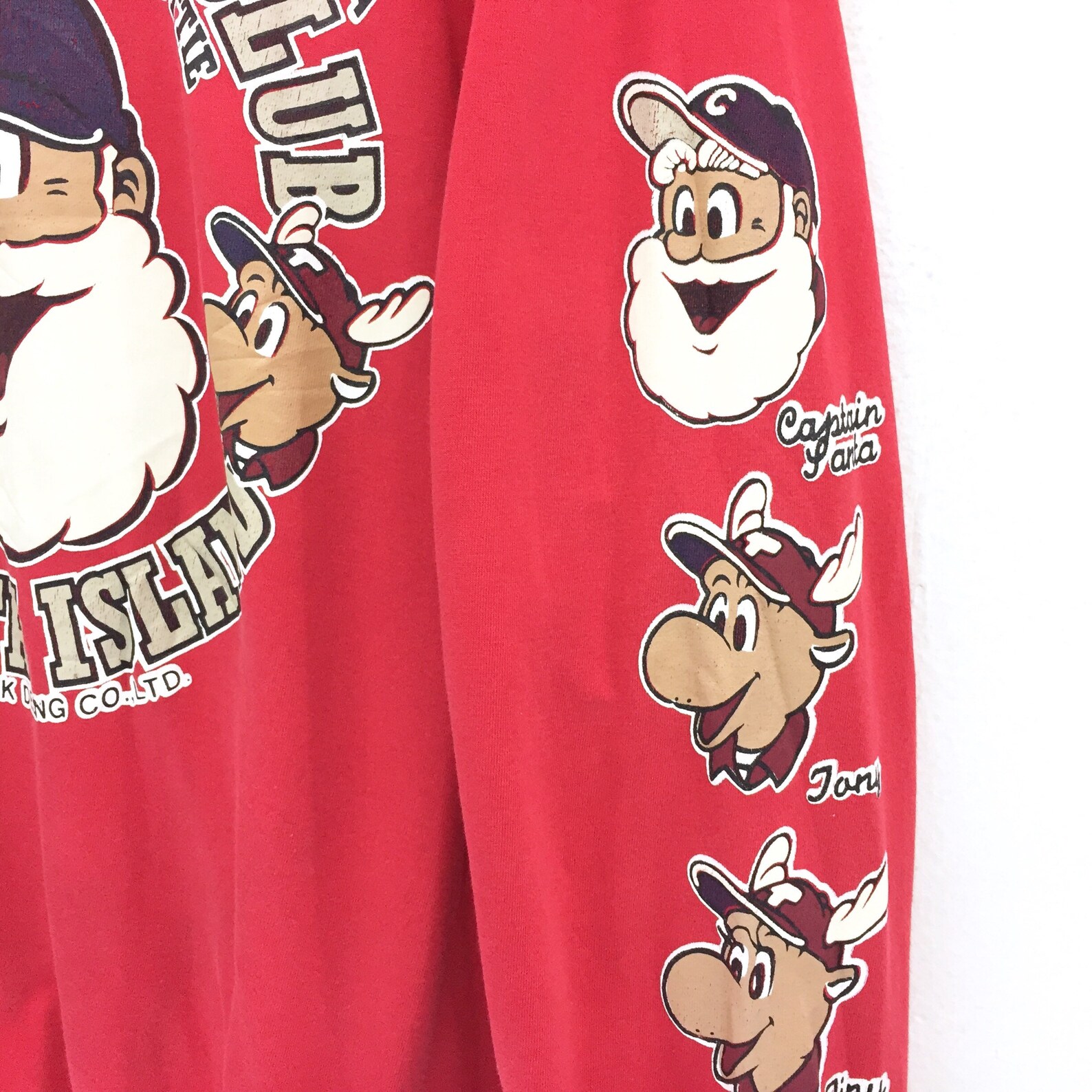 Rare Vintage Captain Santa Sweatshirt Big Logo Print - Etsy