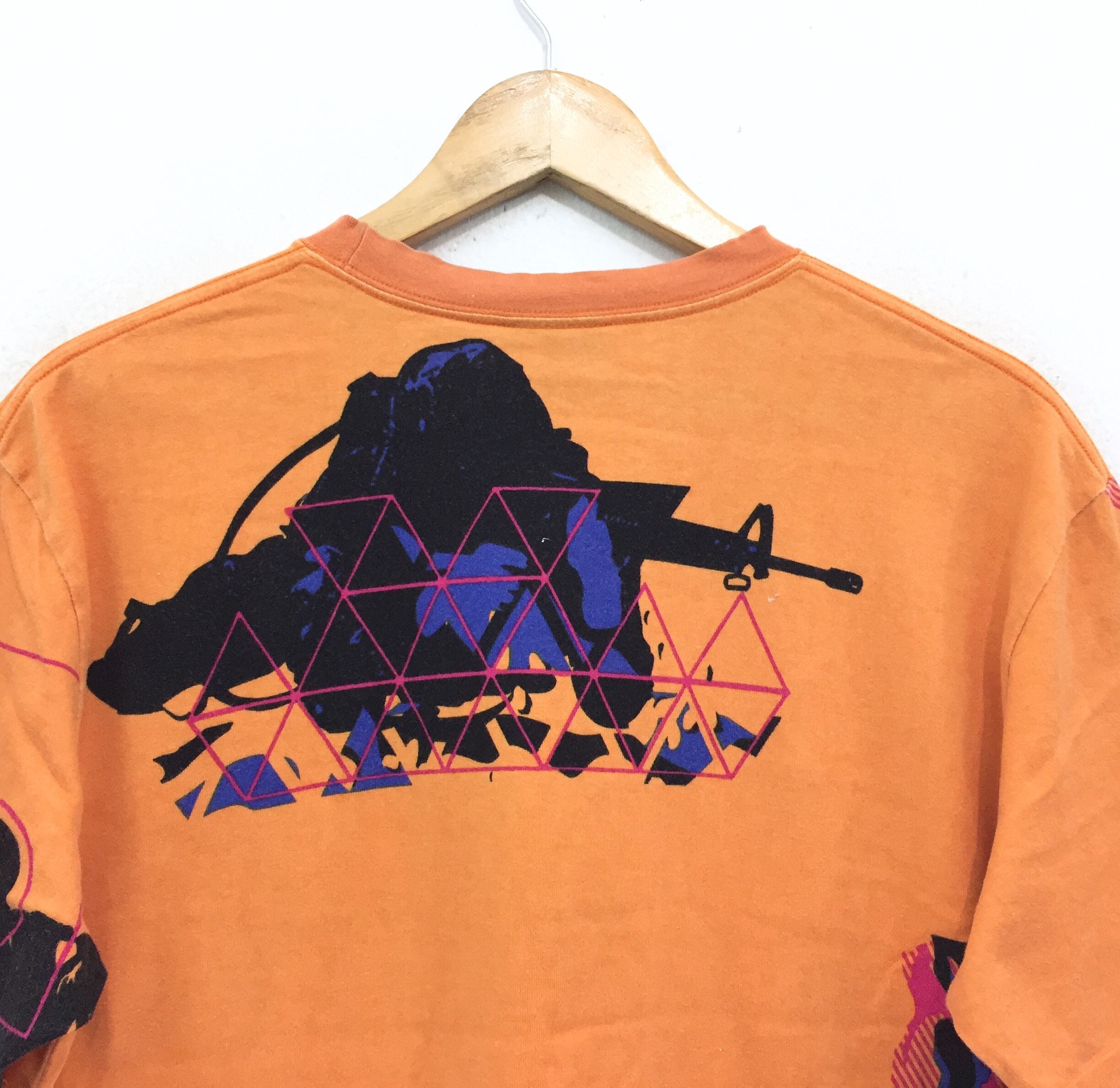 Rare Swagger T-shirt Full Print Geometry Military Squad - Etsy