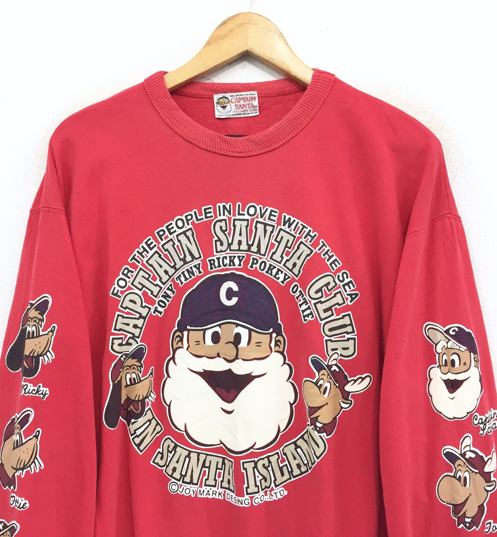 Rare Vintage Captain Santa Sweatshirt Big Logo Print | Etsy