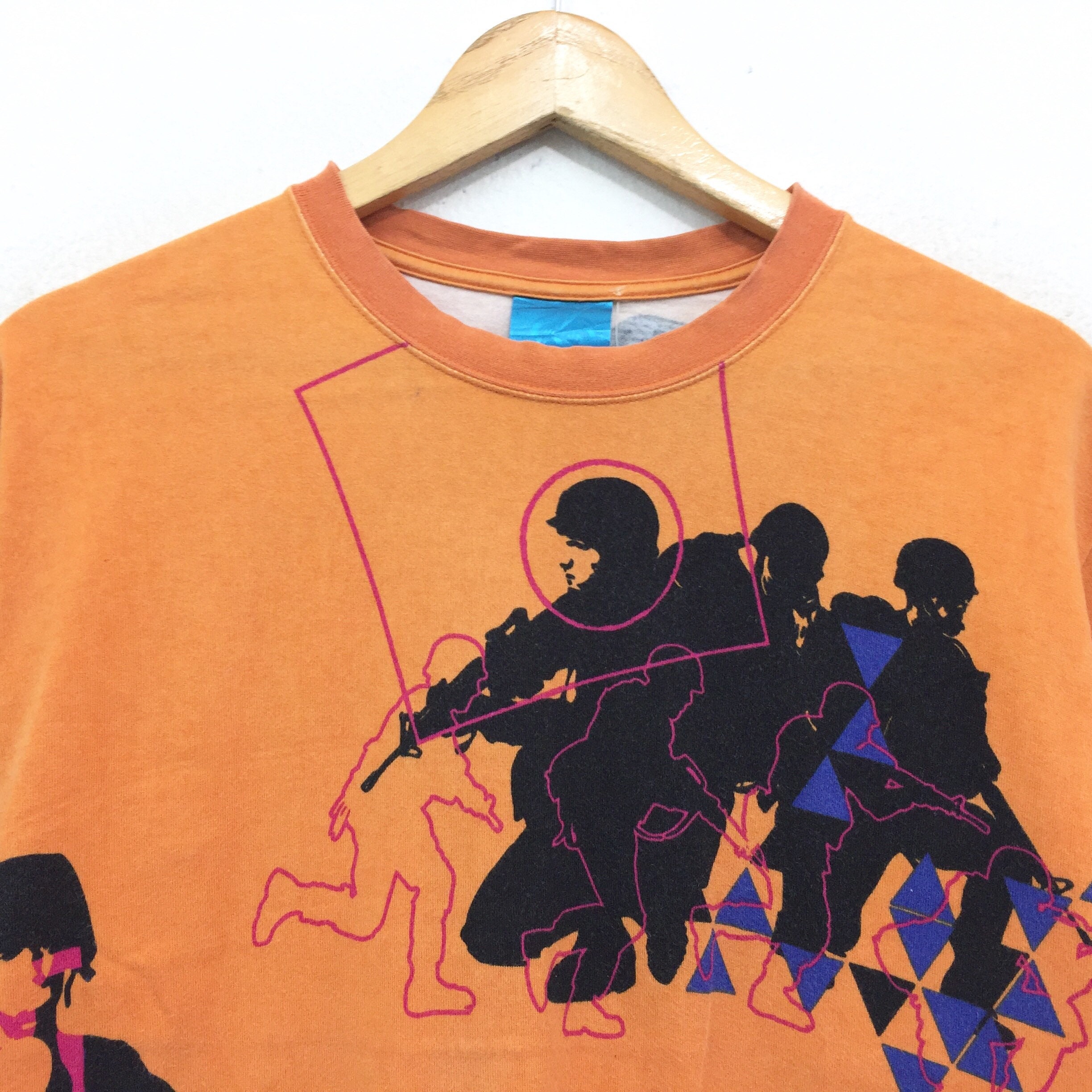 Rare Swagger T-shirt Full Print Geometry Military Squad - Etsy