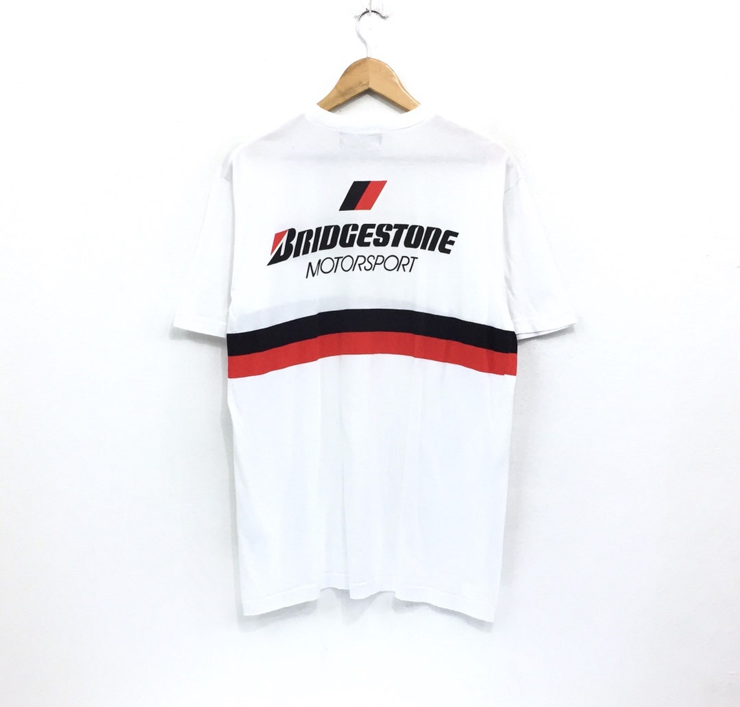 Rare Vintage Bridgestone T-shirt Big Logo Both Side Print - Etsy