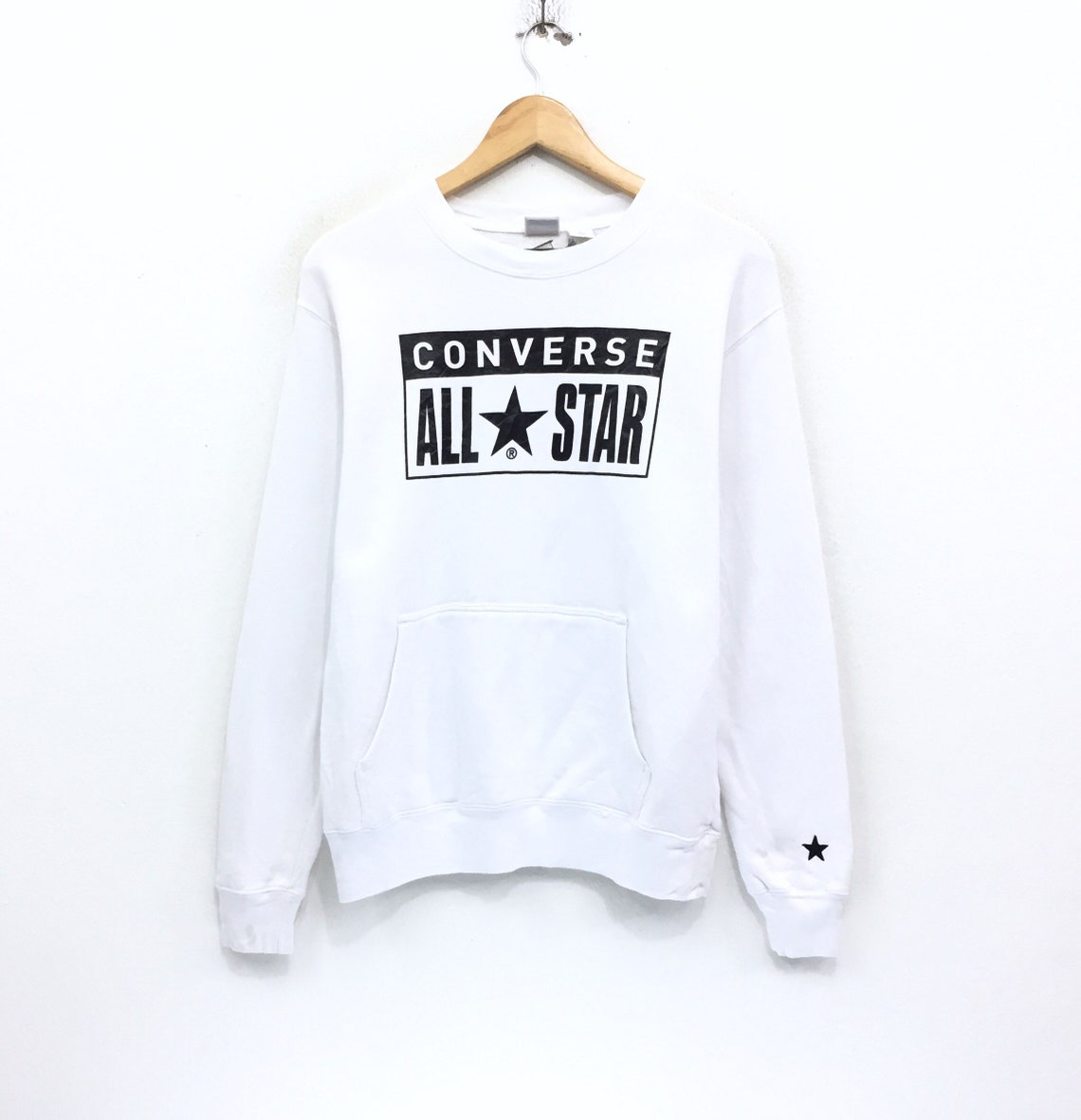 Rare Converse Sweatshirt Big Logo Converse All Star Hip Hop | Etsy