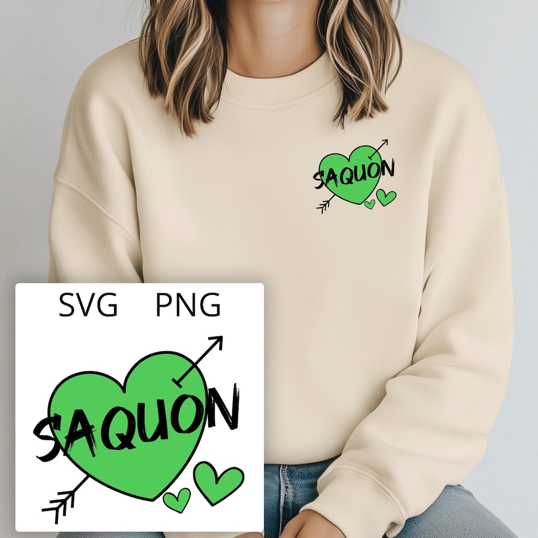 Saquon Heart Eagles SVG Philadelphia Football PNG Philly Love Valentine ...