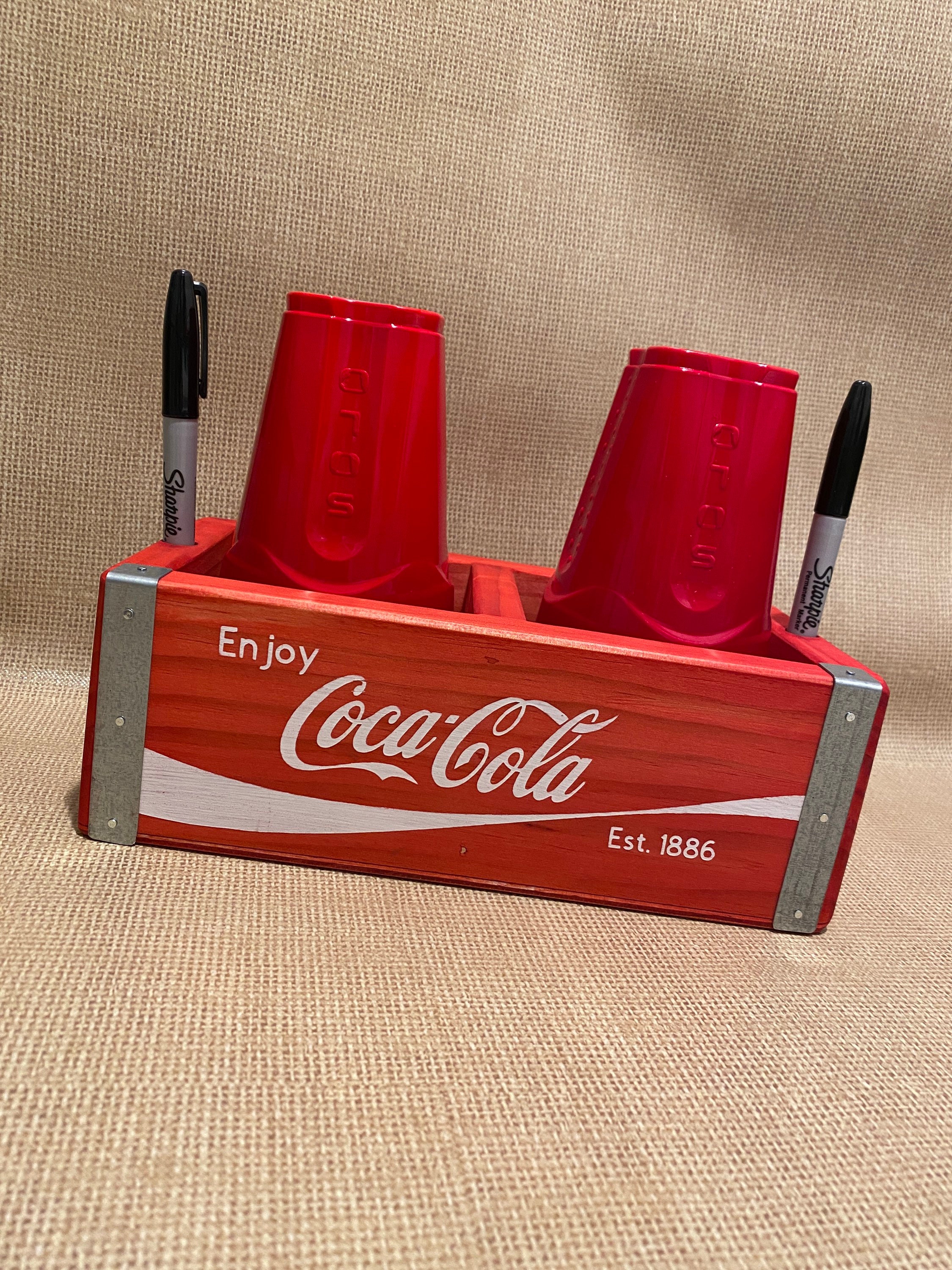 Coca Cola Double Solo Cup Holder - Etsy