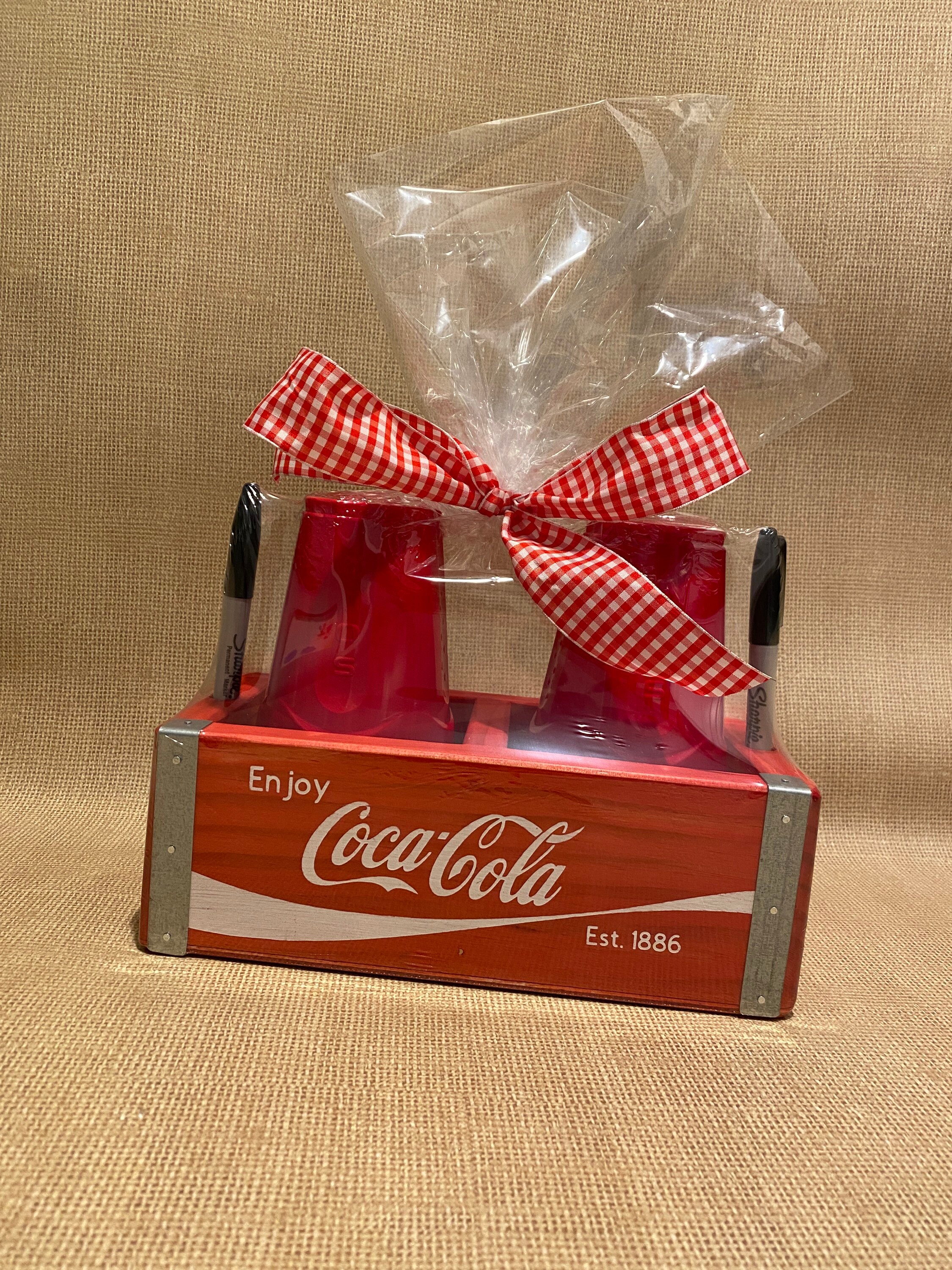 Coca Cola Double Solo Cup Holder - Etsy