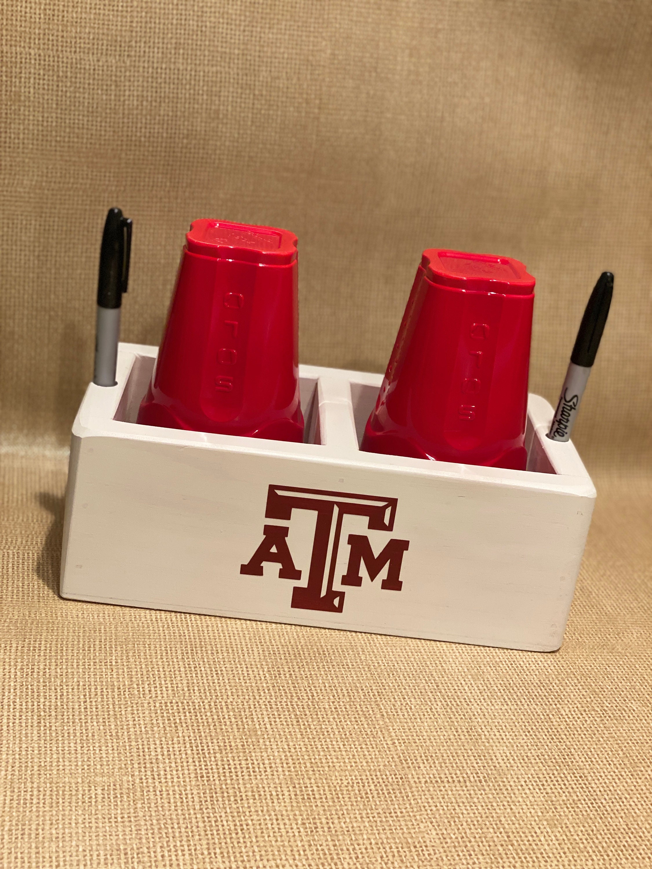 Texas A M Aggie Double Single Solo Cup Holder - Etsy.de