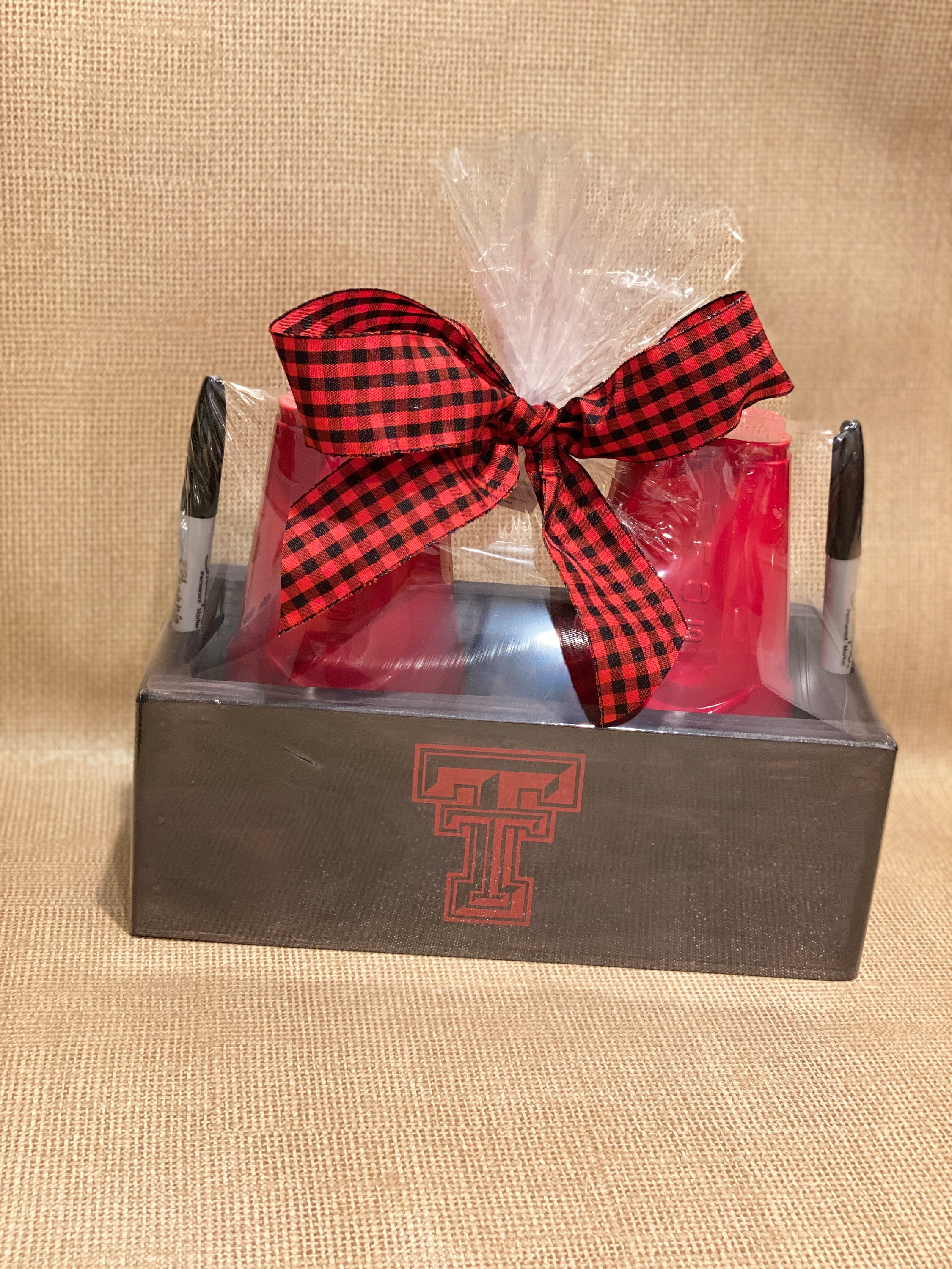 Texas Tech Single or Double Solo Cup Holder Red or Black - Etsy