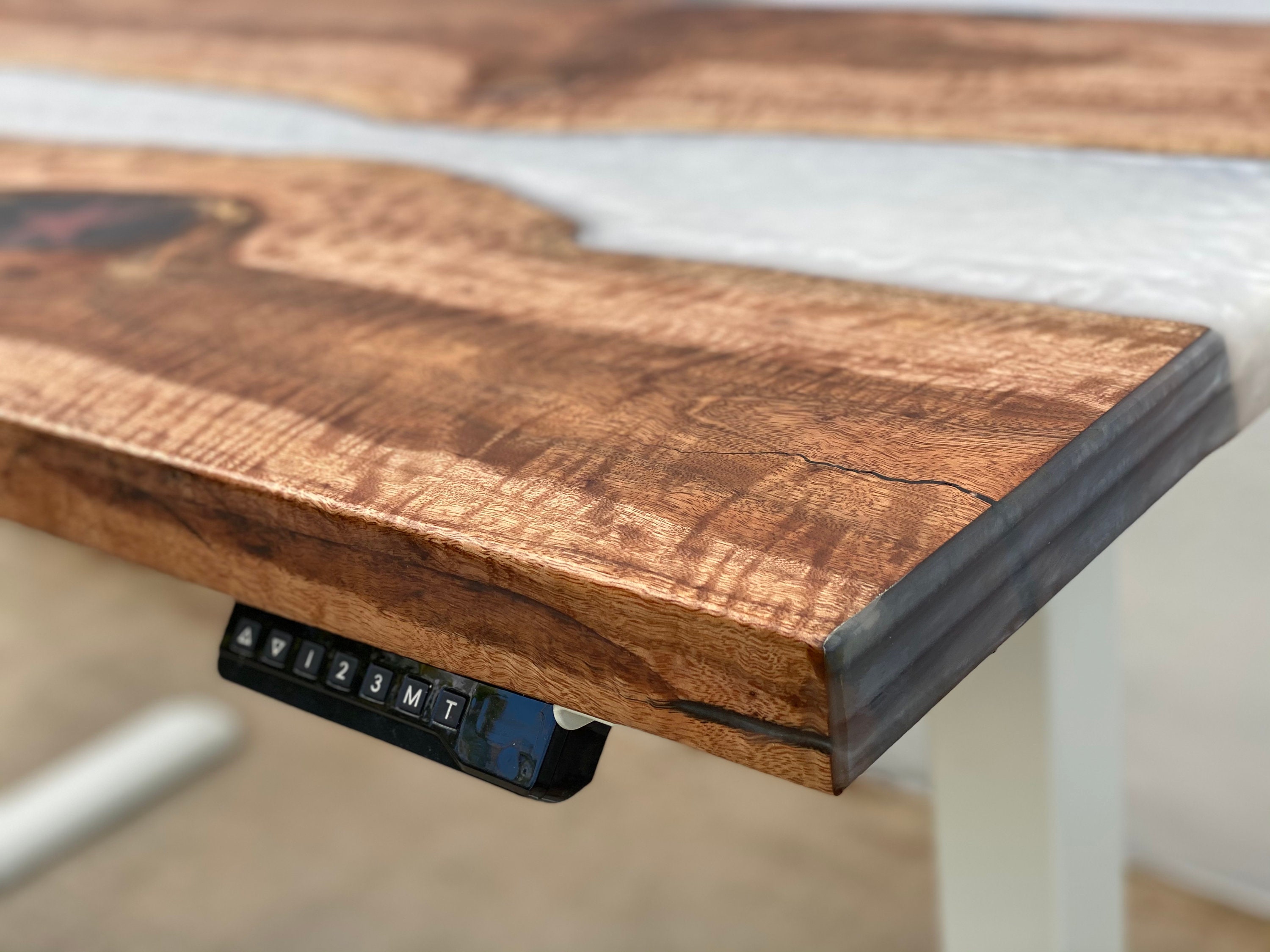 Custom Epoxy River Desks - Home, Office, Retail Reception, Etc - Etsy