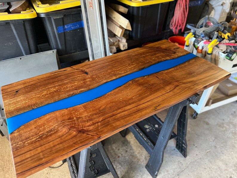 Custom Epoxy River Desks - Home, Office, Retail Reception, Etc - Etsy