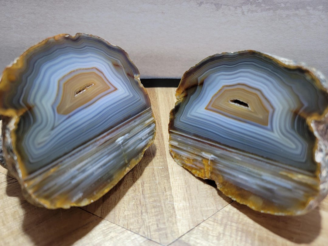 California Agate Split, Both Sides, Extreme Polished Surface SSD641 - Etsy