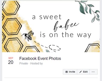 Baby Shower Facebook | Etsy