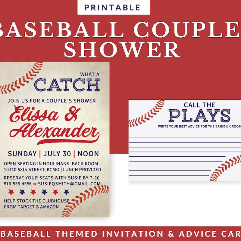 Baseball Shower - Etsy
