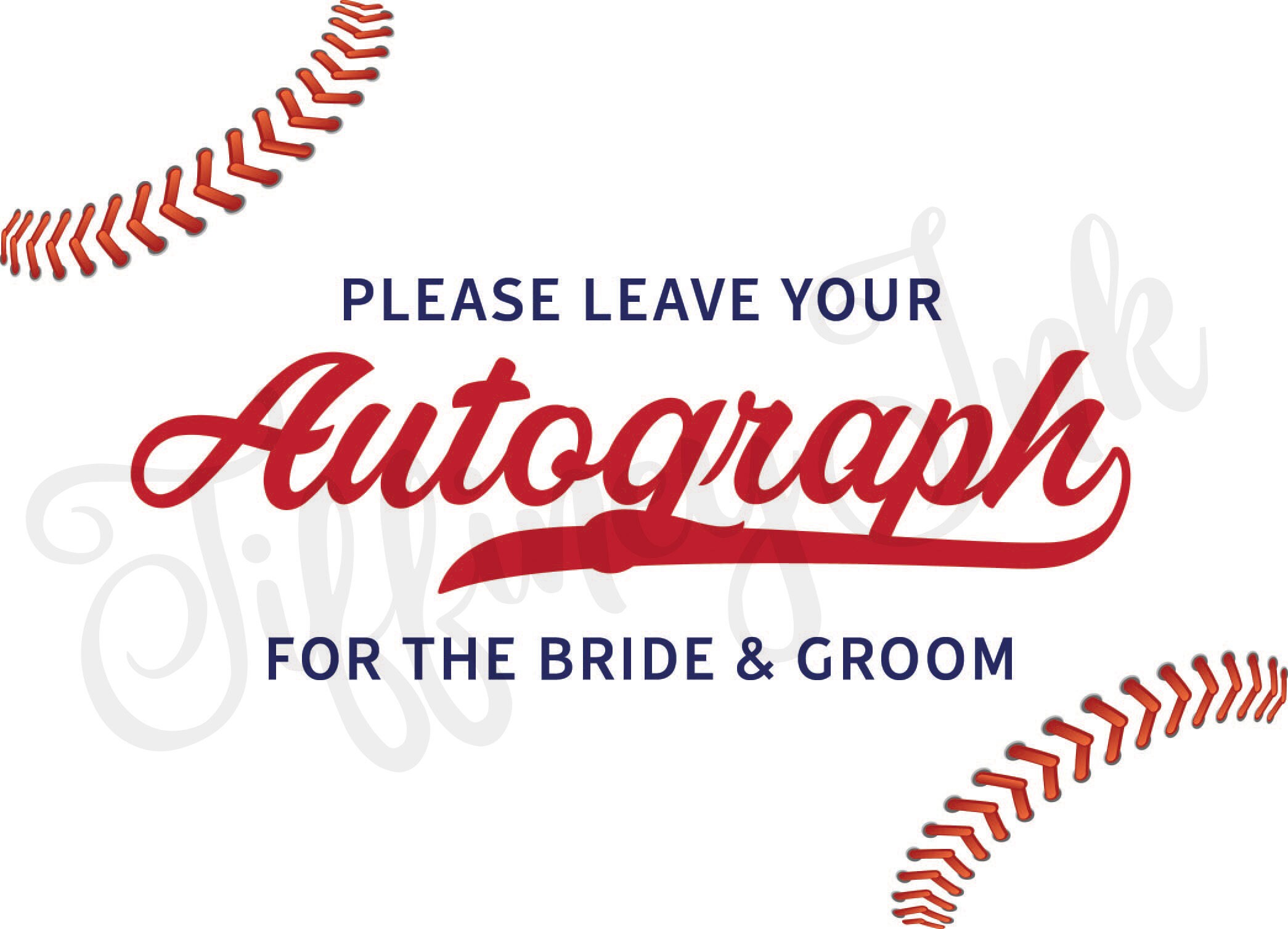 Baseball Shower Set Baseball Couples Shower Print Sports Bridal Shower ...