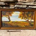 Original Painting Autumnal Scene With Barn Signed Karen Rabinowitz '70 ...