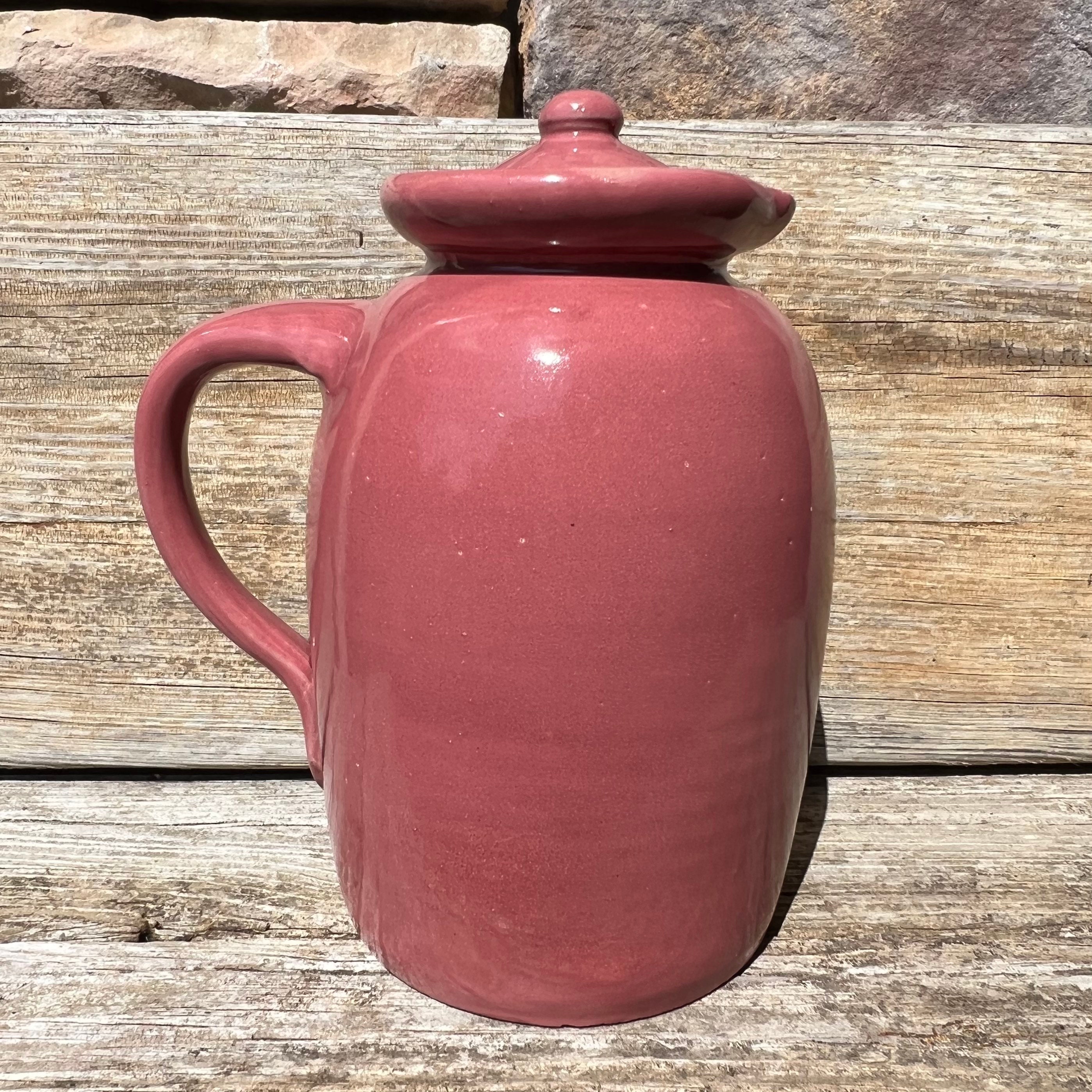 Bybee or Cornelison Pottery Pink Coffee Tea Pot Serving With - Etsy