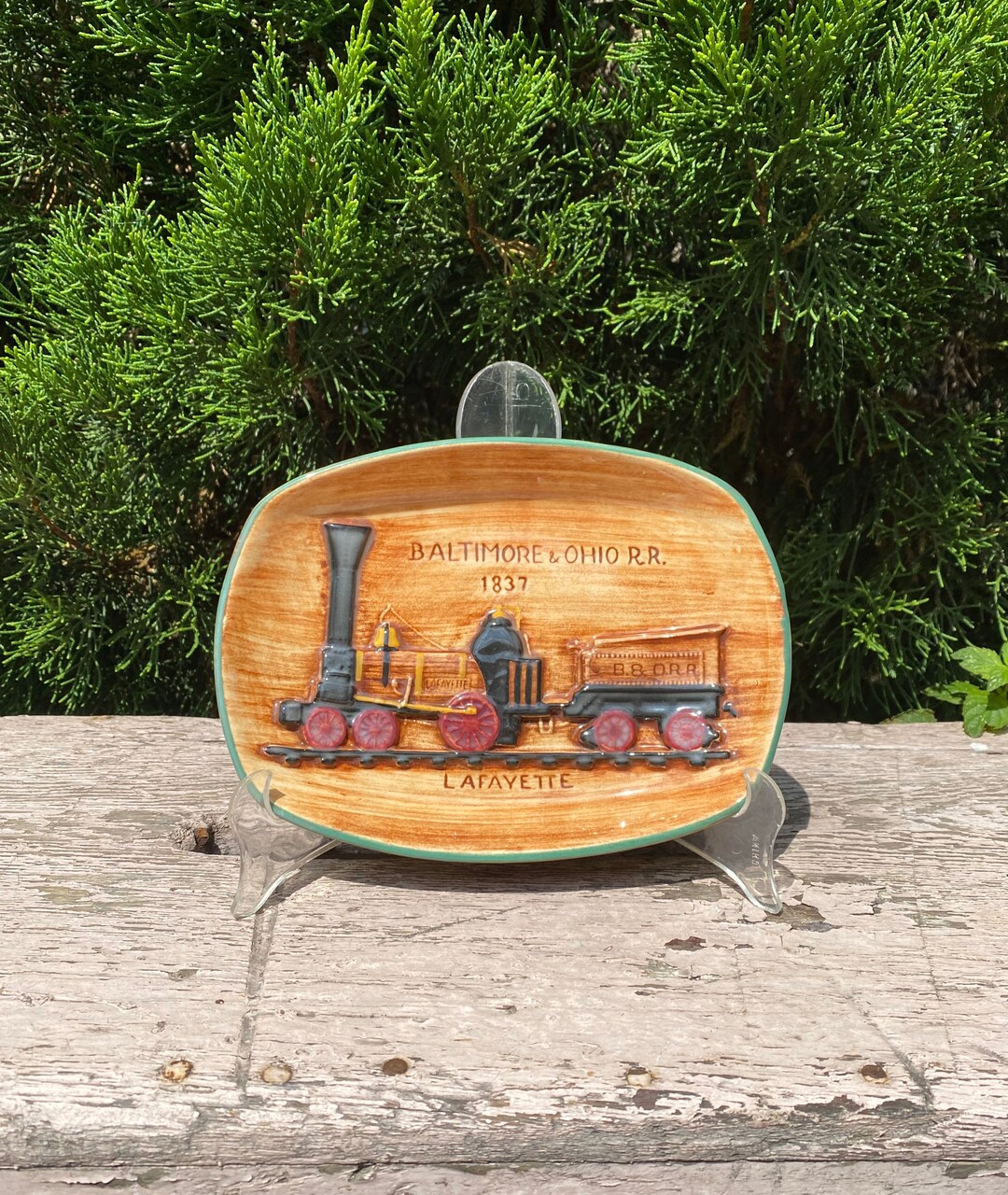 Pennsbury Pottery Baltimore and Ohio Rail Road 1837 Lafayette ...