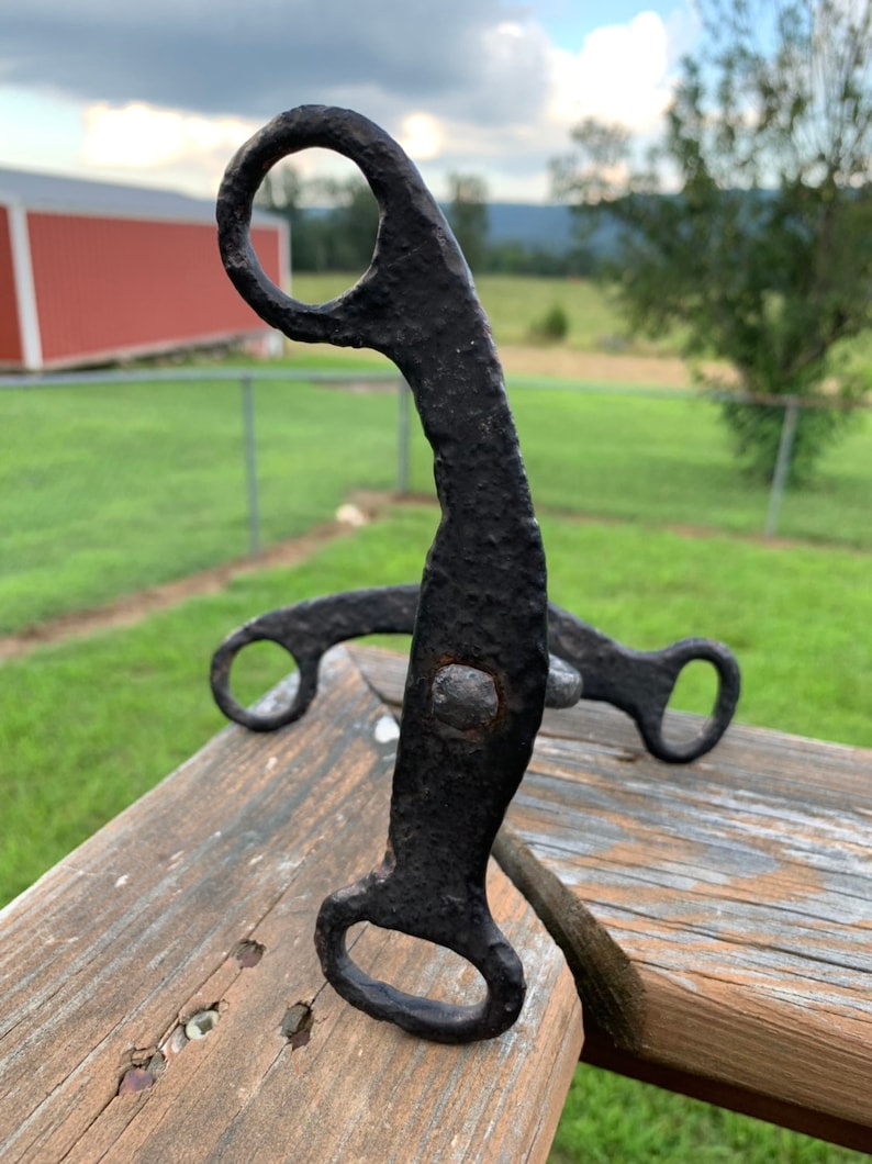 Antique Primitive Hand Hammered Blacksmith Horse Bit - Etsy