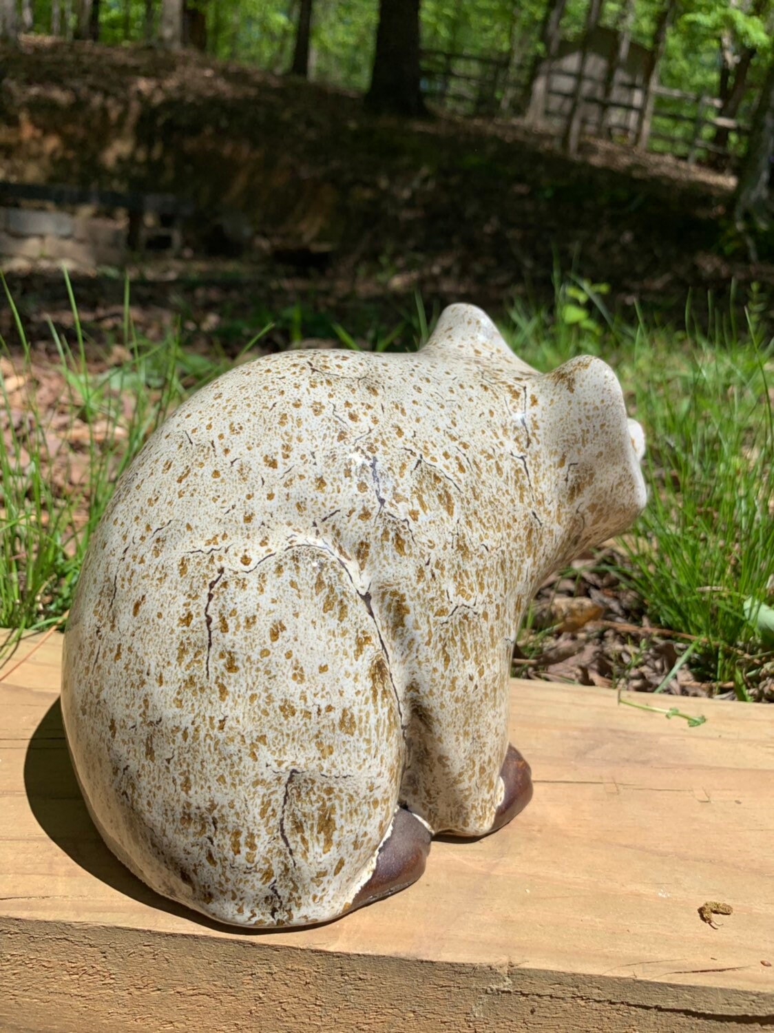 Large 6 Pigeon Forge Pottery D Ferguson Raccoon Figurine | Etsy