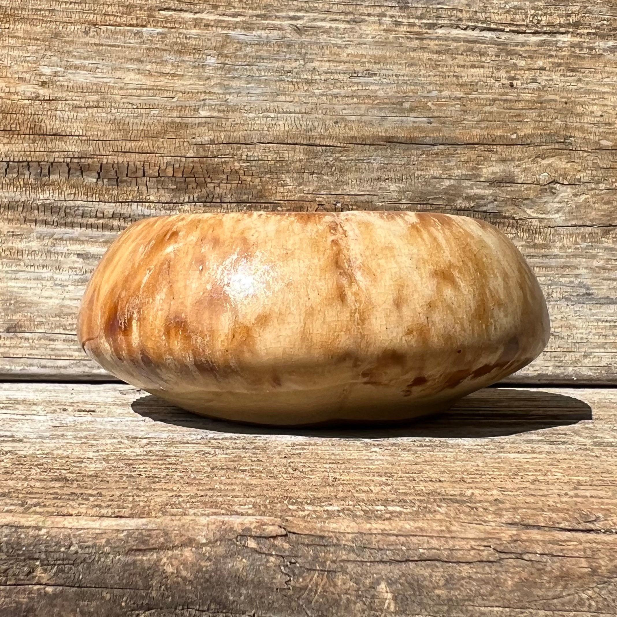 Nelson Mccoy No.63 Bulb Bowl in Drip Brown Glaze - Etsy