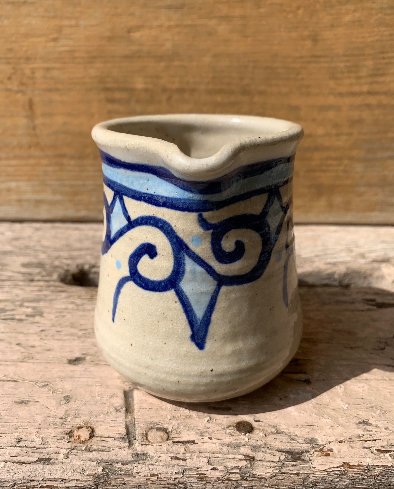 David Mays Mentone Alabama Pottery Pitcher Creamer 1986 | Etsy