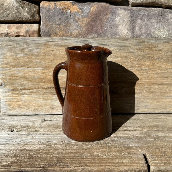 Stoneware Coffee Pot - Etsy
