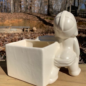 Haeger Pottery White Baby Football Planter 6 1/2" - Etsy