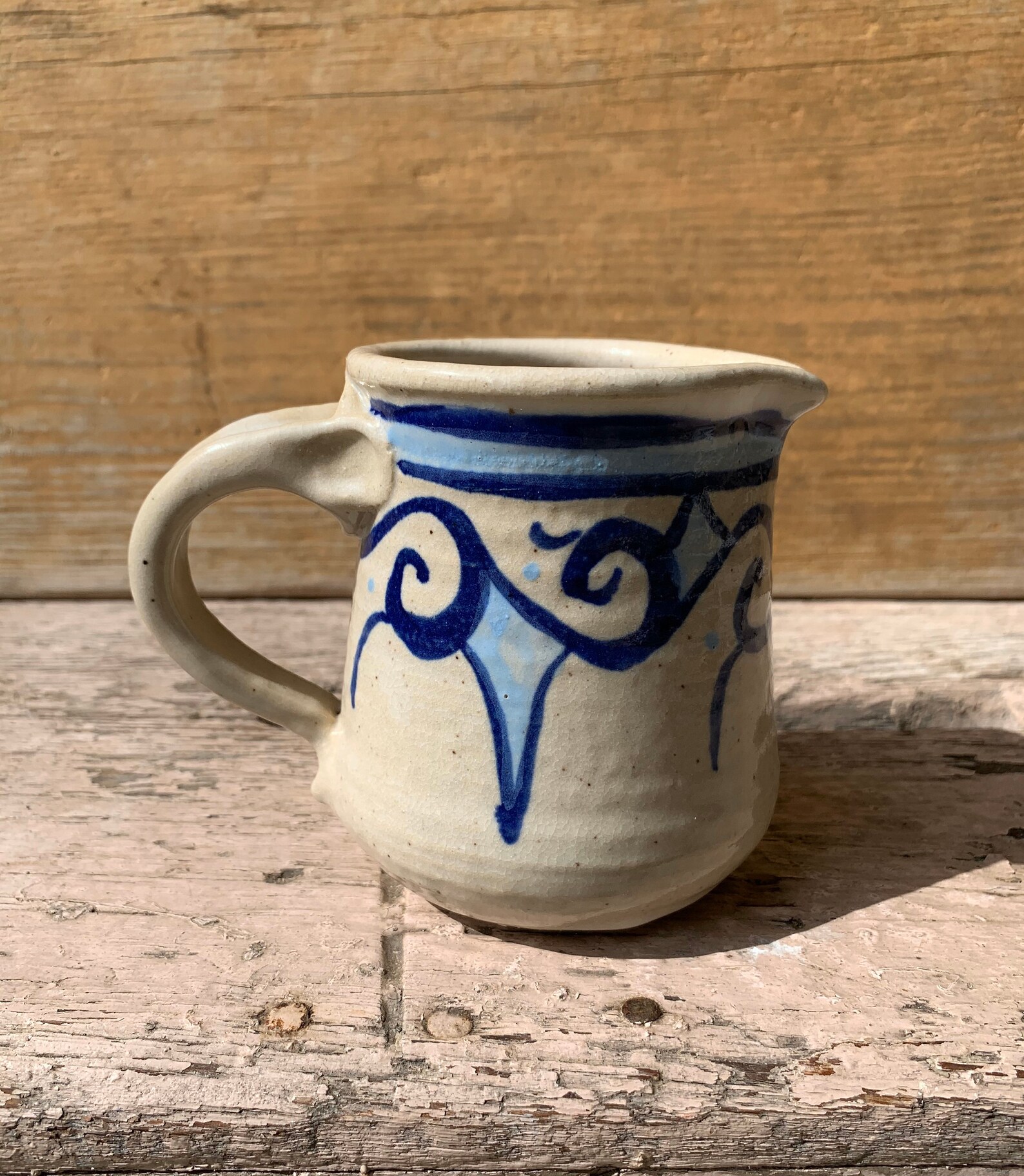 David Mays Mentone Alabama Pottery Pitcher Creamer 1986 | Etsy