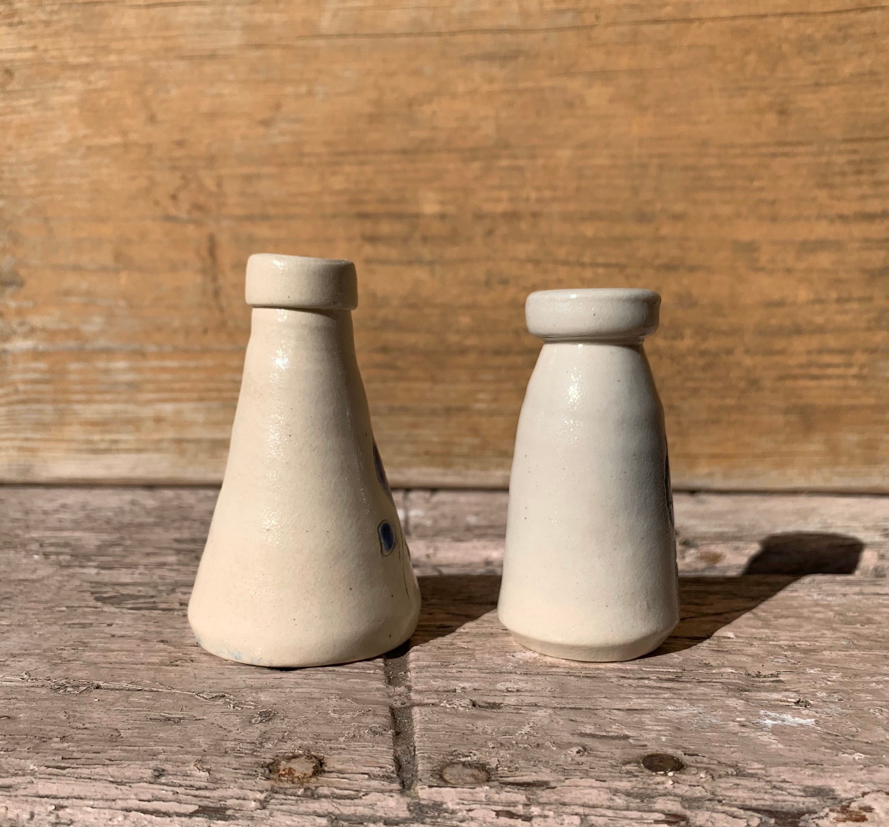 Two Williamsburg Pottery Colonial Ink Wells Often Used as Bud - Etsy